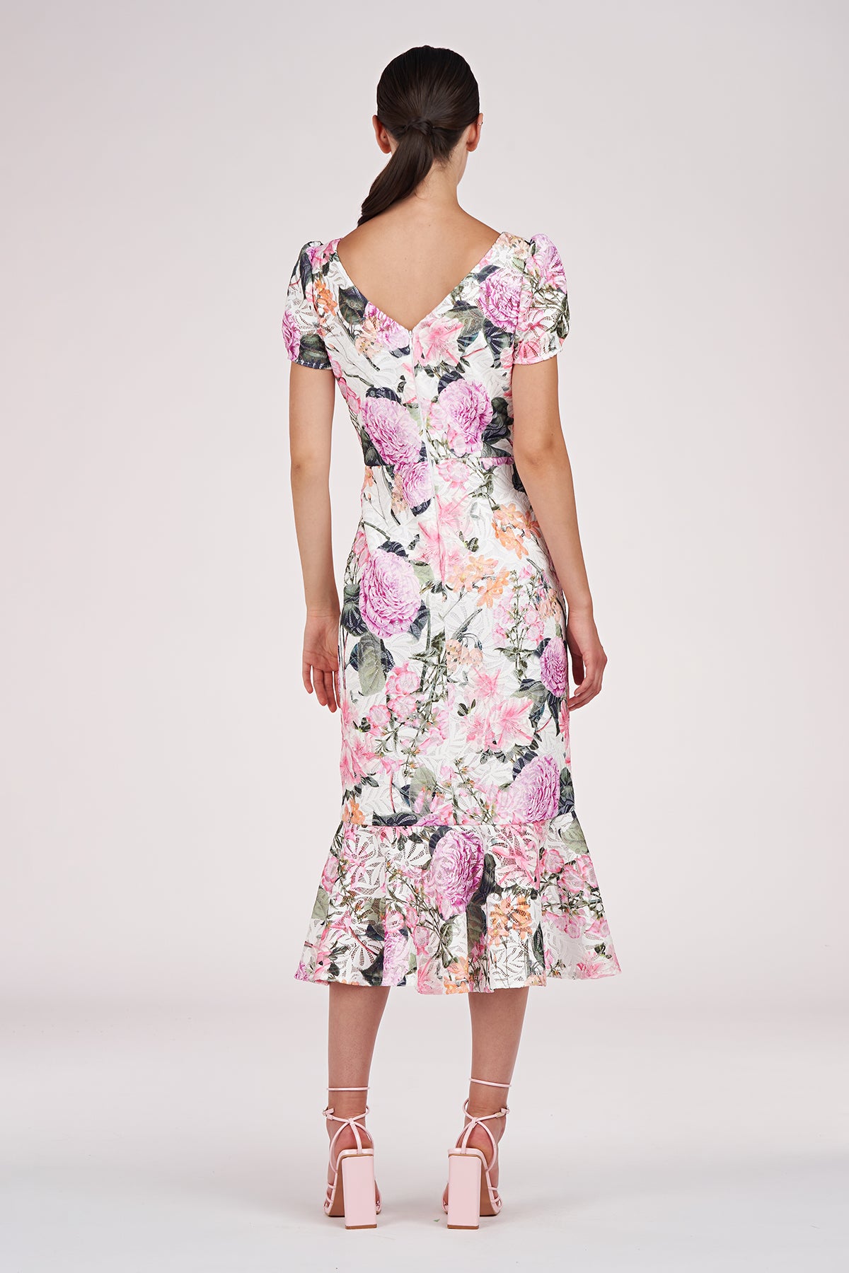 Fern Lace Tea Length Dress – Kay Unger
