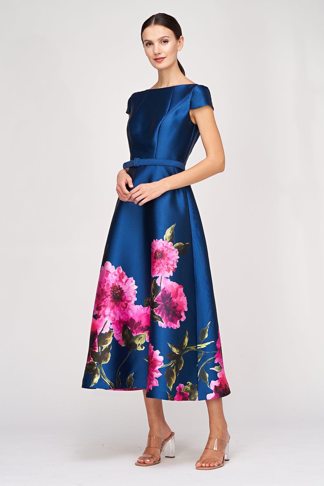 Ina Tea Length Dress – Kay Unger