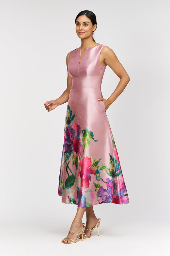 Marlene Tea Length Dress – Kay Unger