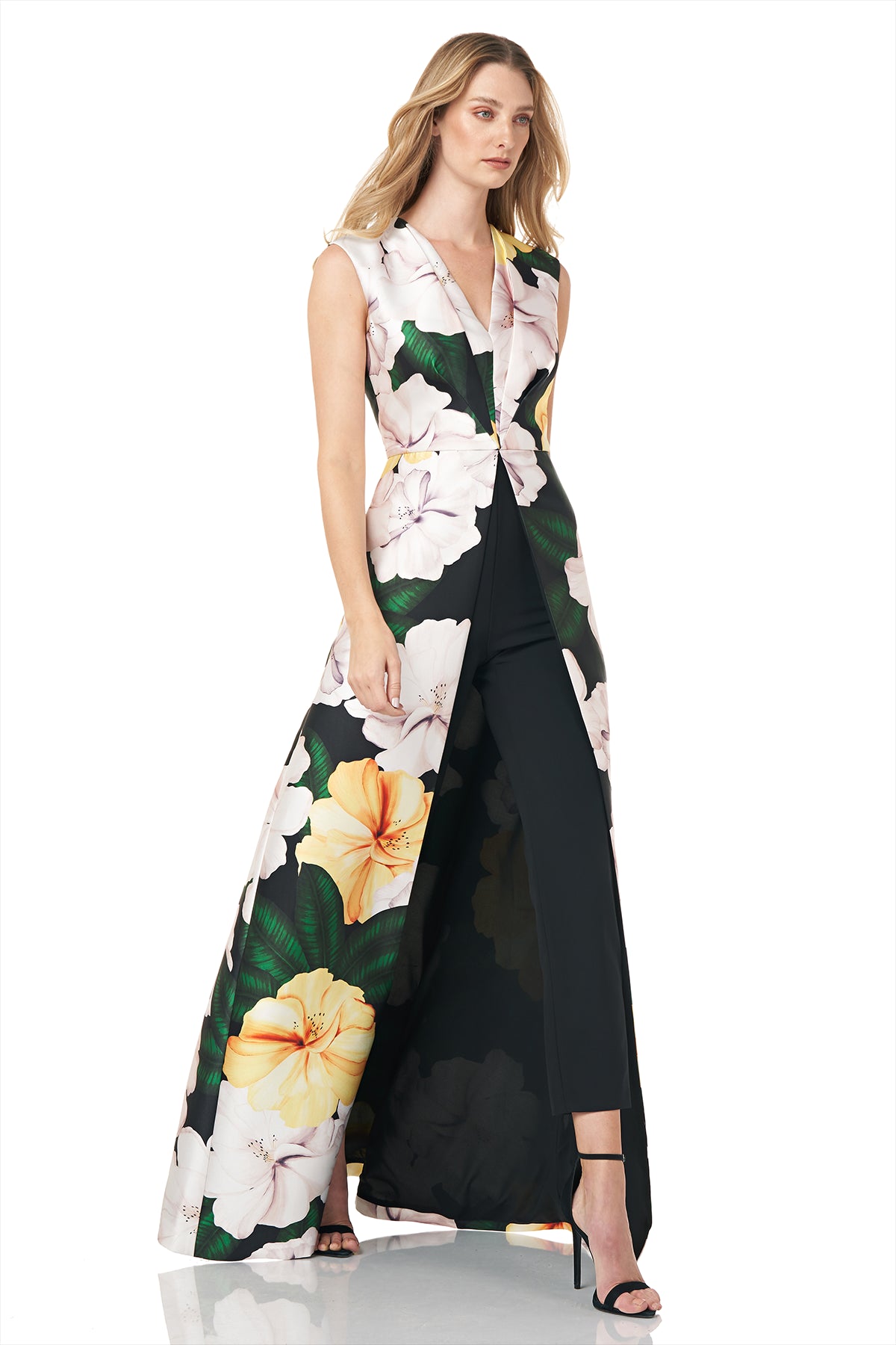 Printed Walk Thru Jumpsuit – Kay Unger